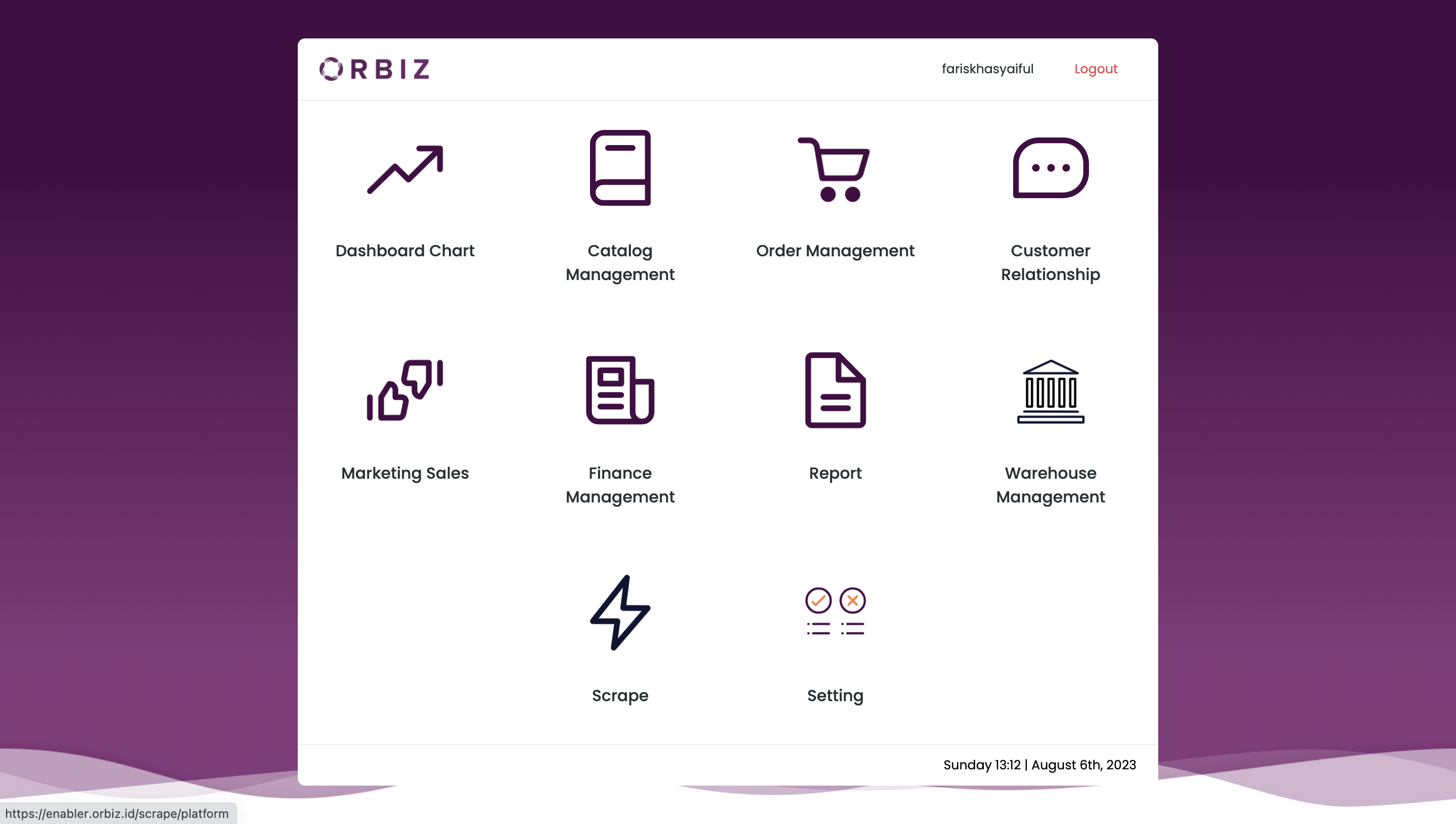 Login | Orbiz Documentation