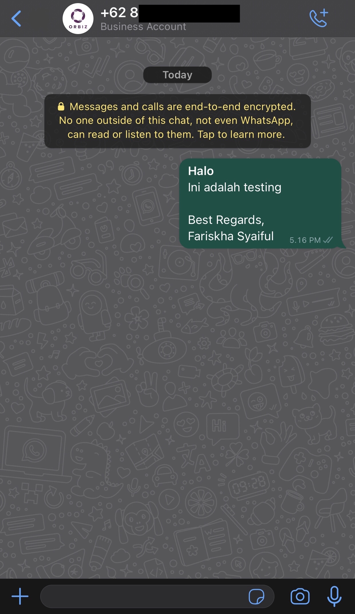 Single Send | Orbiz Documentation